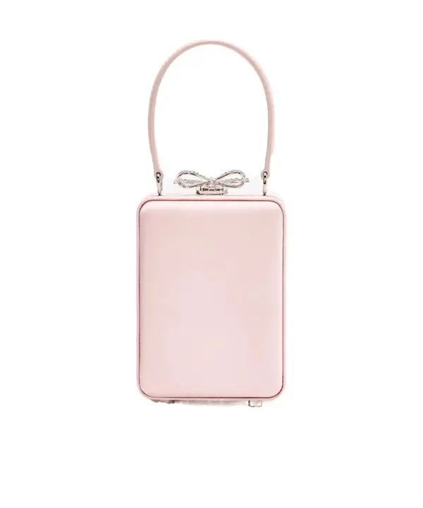 SELF-PORTRAIT Satin Floral Beaded Micro Bag