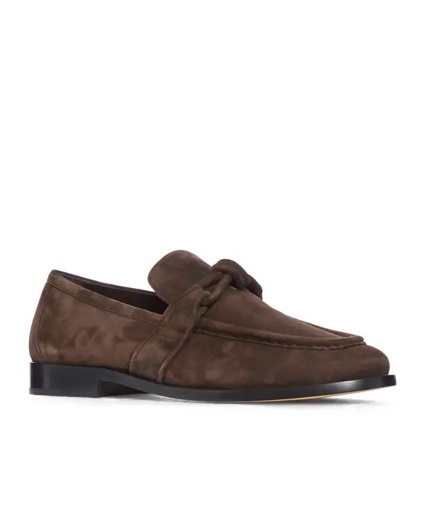 Bottega Veneta Astaire Knot Detailed Loafers - Fudge Color