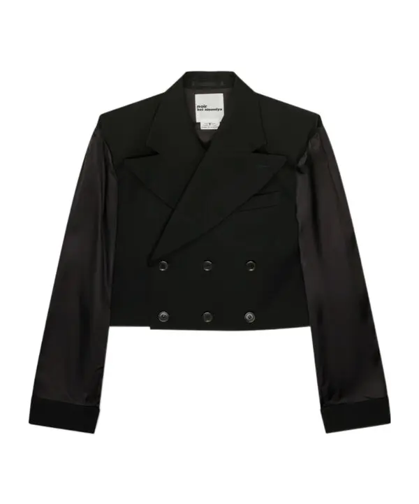 Comme Des Garçons Double Breasted Cropped Jacket