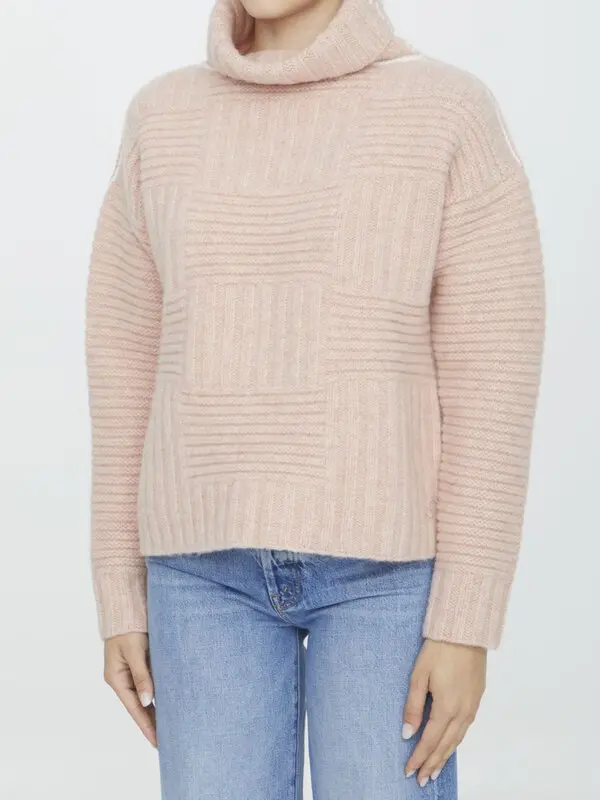 Bottega Veneta Ribbed Knit Turtleneck Jumper