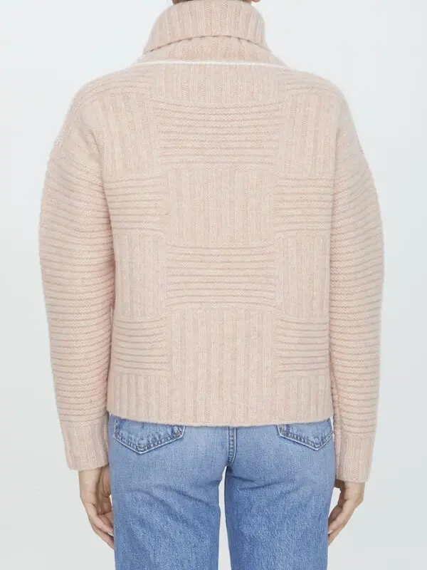 Bottega Veneta Ribbed Knit Turtleneck Jumper