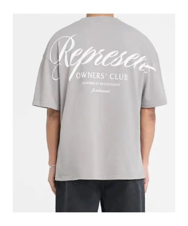 REPRESENT Owners Club Logo T-shirt - Slate