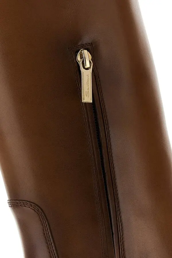 Santoni Mandy Buckle Boots