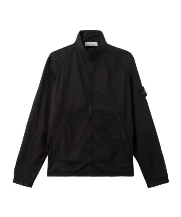 Stone Island Tela Paracadute Track Jacket - Black