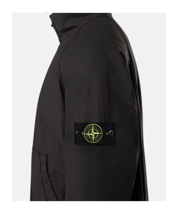 Stone Island Tela Paracadute Track Jacket - Black