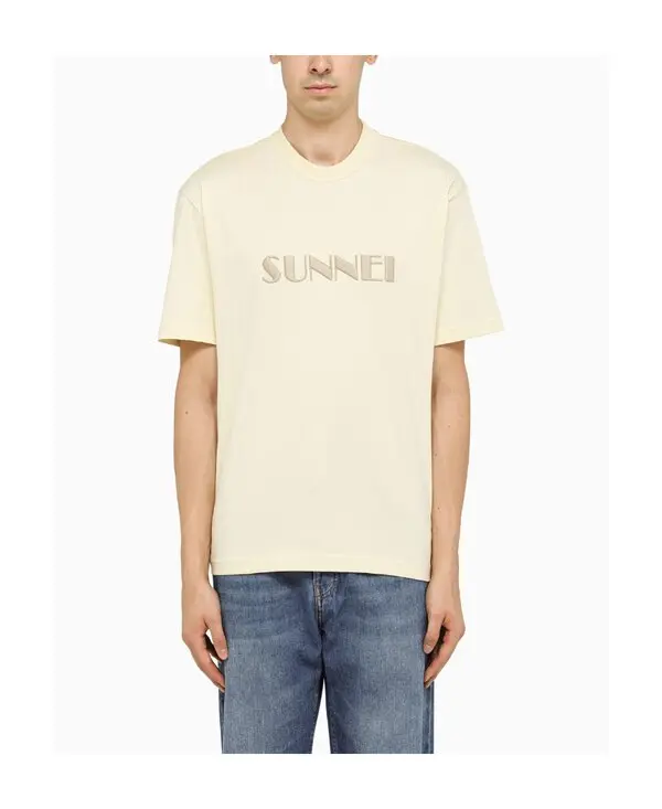 Sunnei Short-sleeved Cotton T-shirt