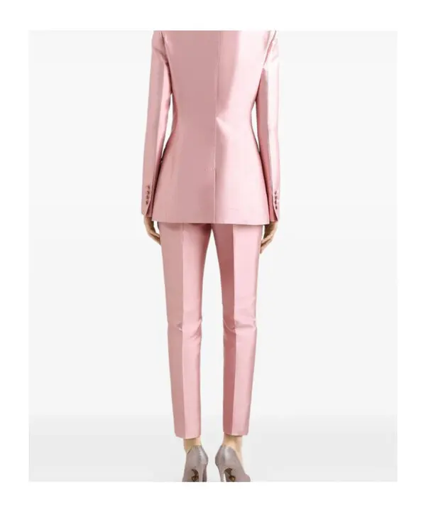 Dolce & Gabbana High Waisted Satin Trousers