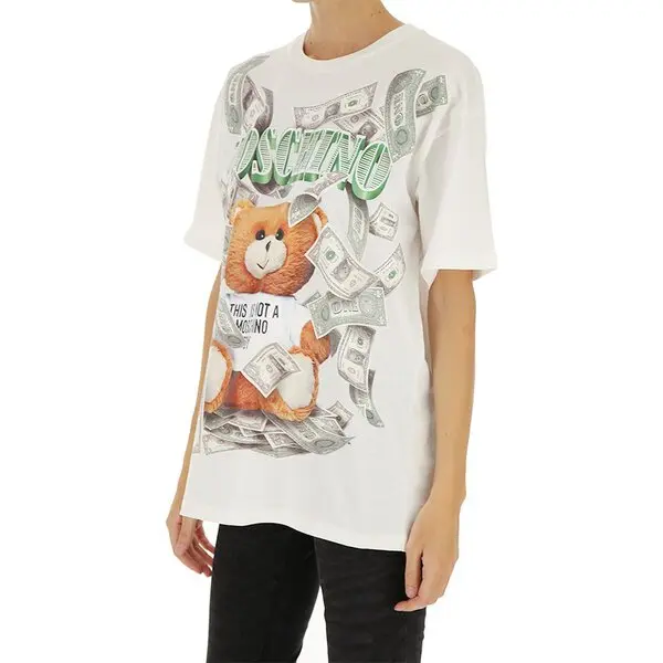 Moschino And Teddy Bear Print T-shirt