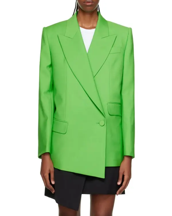 Alexander McQueen Double-breasted Asymmetric Blazer