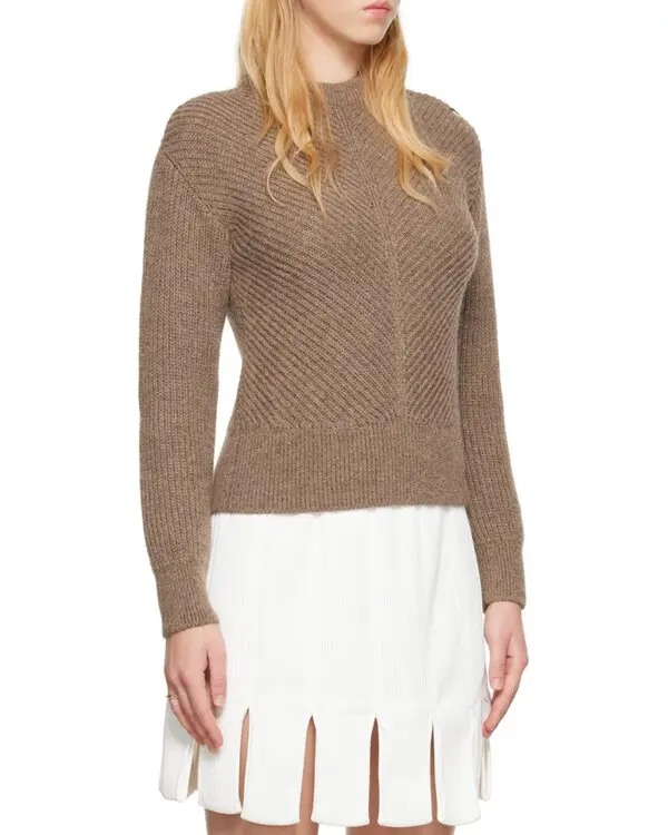 Bottega Veneta Chevron Motif Knit Jumper