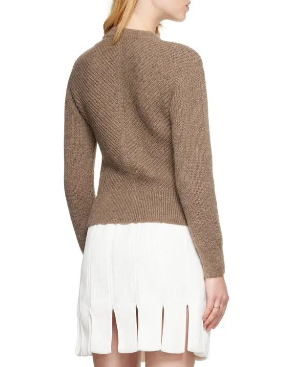 Bottega Veneta Chevron Motif Knit Jumper