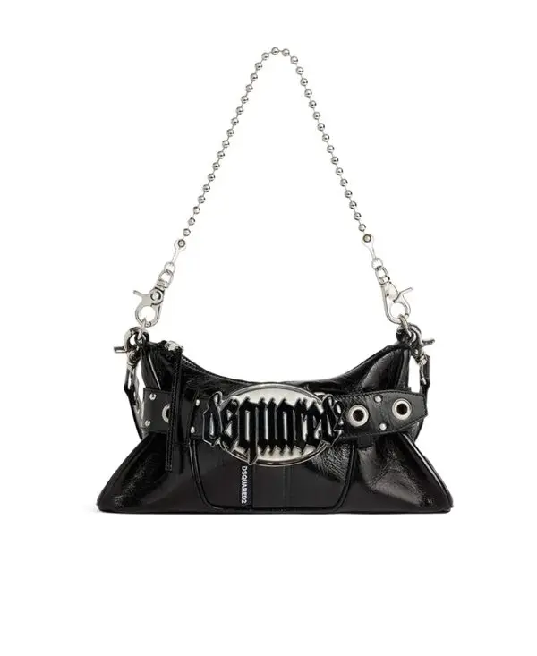 Dsquared2 Gothic Logo Plaque Shoulder Bag