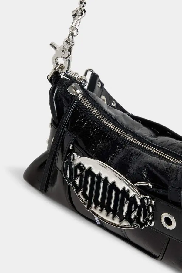 Dsquared2 Gothic Logo Plaque Shoulder Bag