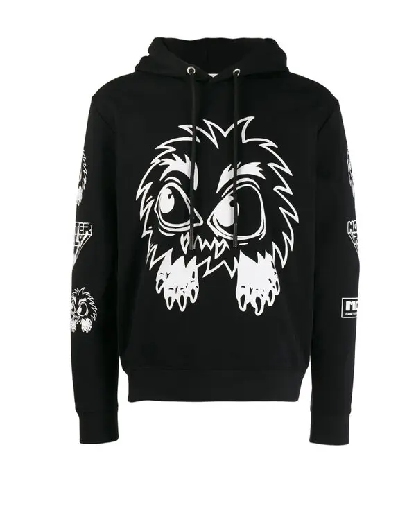 Alexander McQueen Pattern Printed Hooded Sweater