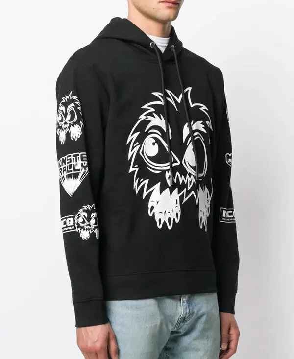 Alexander McQueen Pattern Printed Hooded Sweater