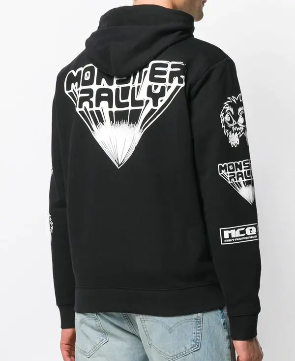 Alexander McQueen Pattern Printed Hooded Sweater