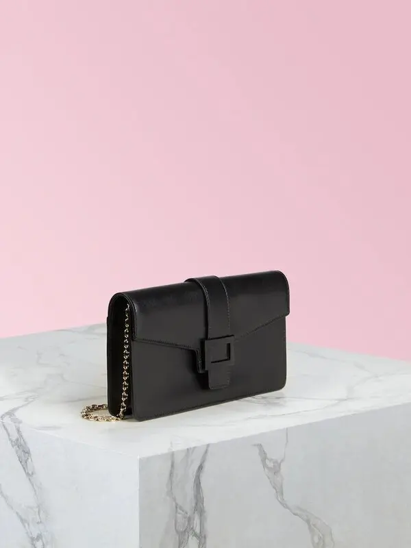 ROGER VIVIER Chain Shoulder Bag - Black