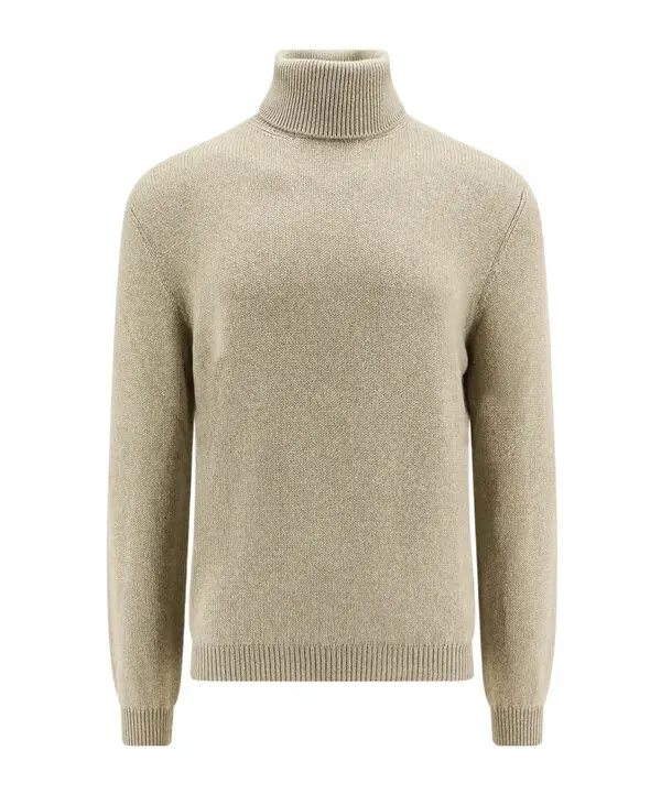 Loro Piana Roll-neck Long-sleeved Jumper - Nude
