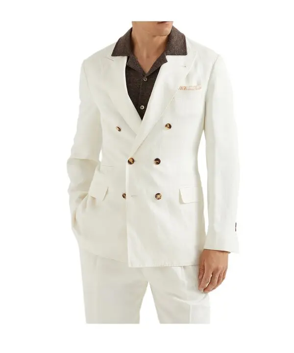 Brunello Cucinelli Double Breasted Tailored Blazer