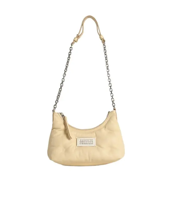 MAISON MARGIELA Glam Slam Zipped Micro Shoulder Bag - Ivory