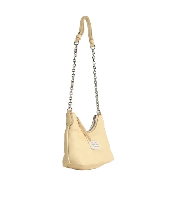 MAISON MARGIELA Glam Slam Zipped Micro Shoulder Bag - Ivory