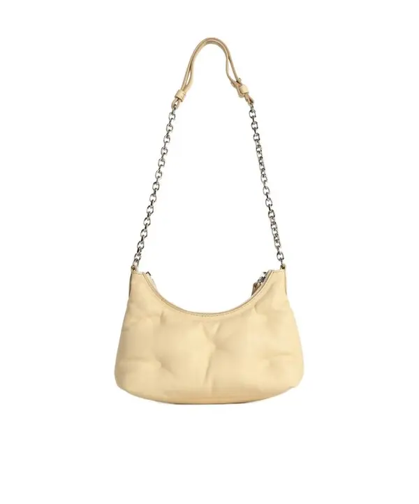 MAISON MARGIELA Glam Slam Zipped Micro Shoulder Bag - Ivory