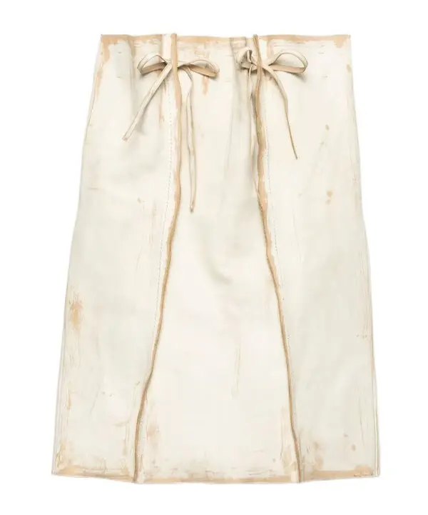 Prada A-line Midi Skirt - White