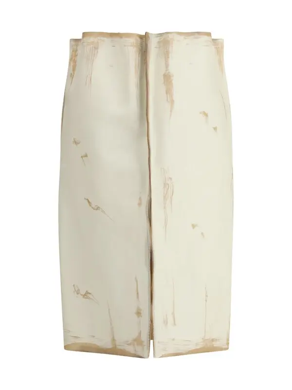 Prada A-line Midi Skirt