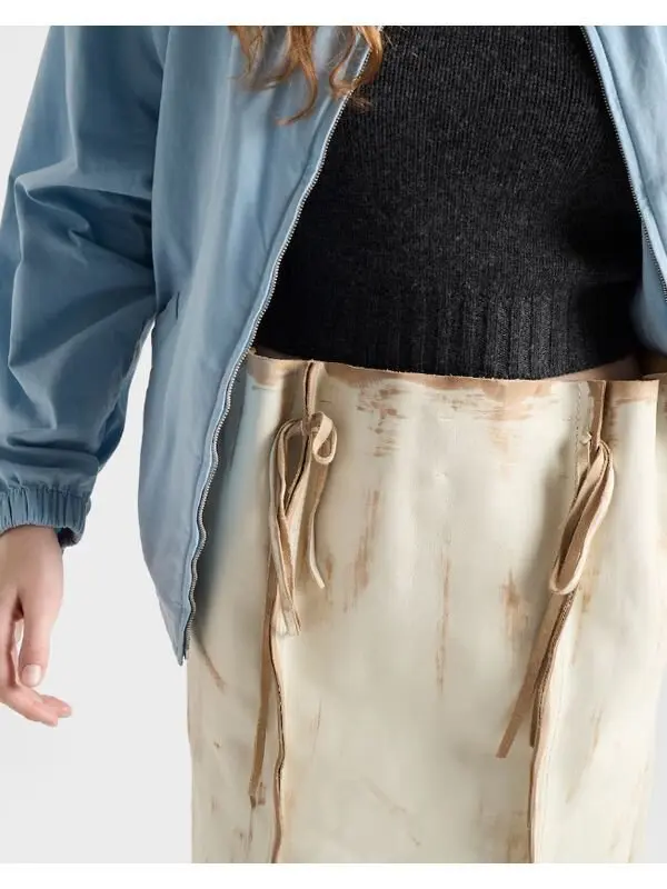 Prada A-line Midi Skirt