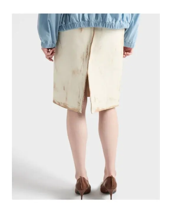 Prada A-line Midi Skirt