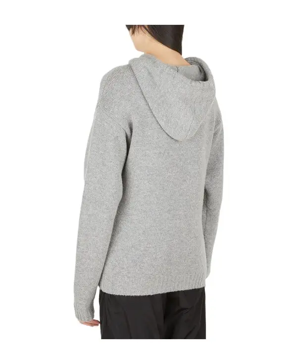 Max Mara Drawstring Knit Hoodie
