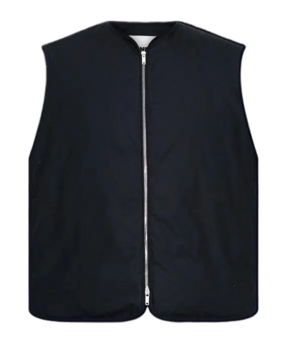 JIL SANDER Zip-up Gilet