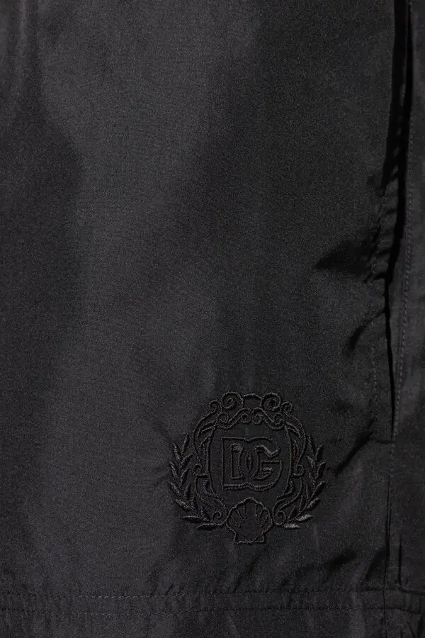 Dolce & Gabbana Elastic Waist Swim Boxer Shorts