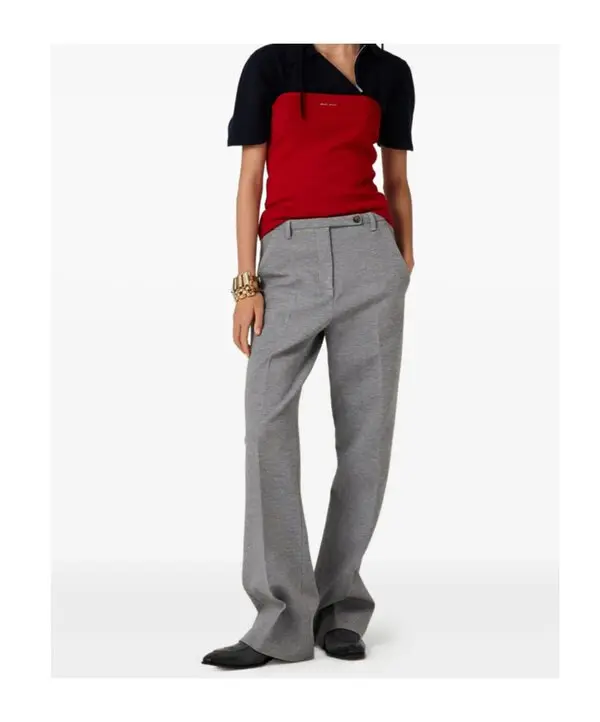 Miu Miu Cotton Knit Off-the-shoulder Tube Top - Red