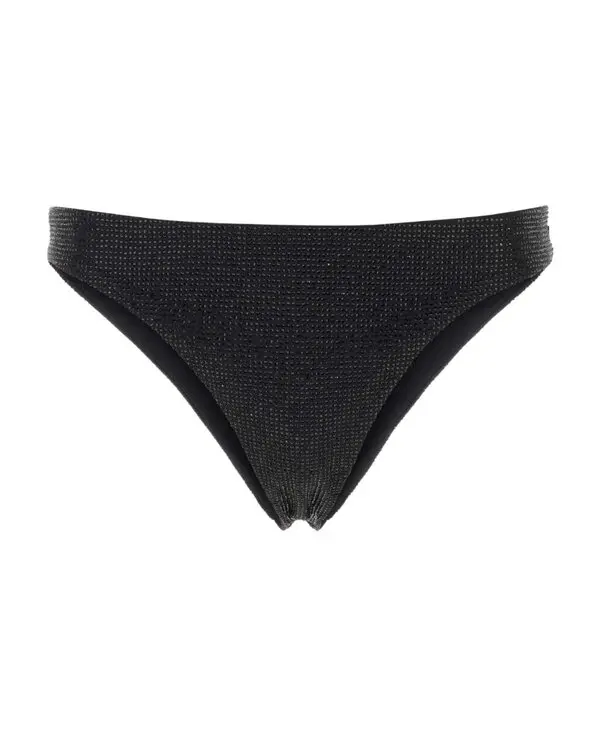 Prada Embellished Bikini Bottoms - Black