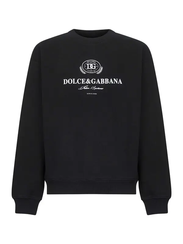 Dolce & Gabbana Dolce Gabbana Logo Printed Crewneck Sweatshirt