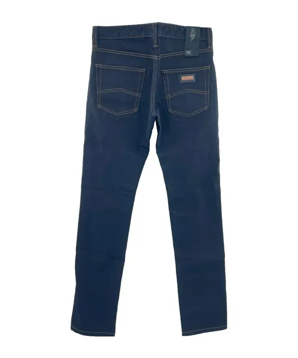 Emporio Armani Five-pocket Jeans With Contrasting Stitching - Blue