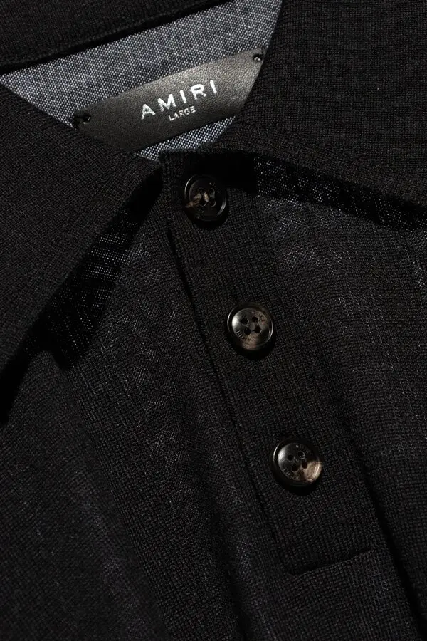 Amiri Logo-embroidered Polo Shirt