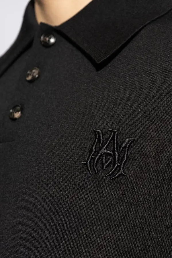 Amiri Logo-embroidered Polo Shirt