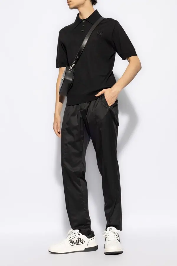 Amiri Logo-embroidered Polo Shirt