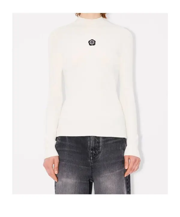 Kenzo Boke Flower 2.0 Knitted Jumper - White