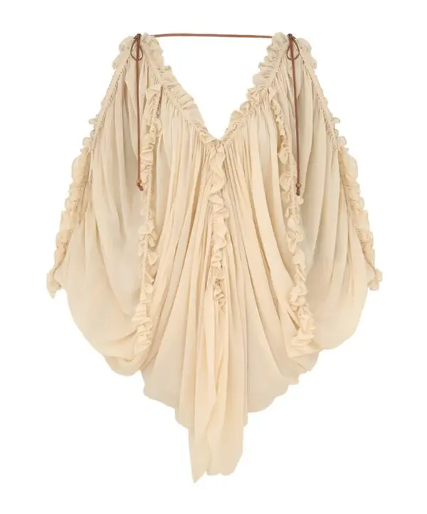 Zimmermann Illuminate Draped Blouse