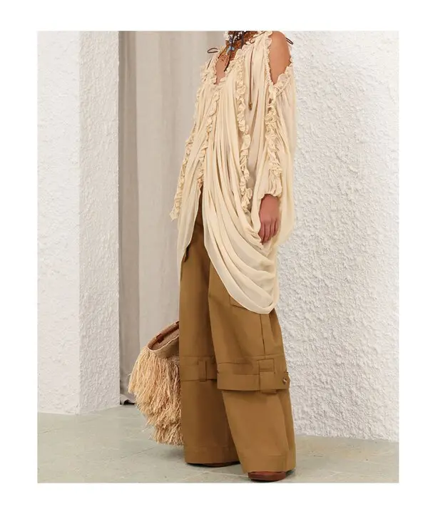 Zimmermann Illuminate Draped Blouse