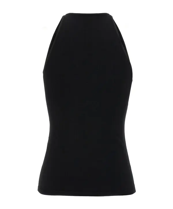 Max Mara V-neck Sleeveless Top - Black