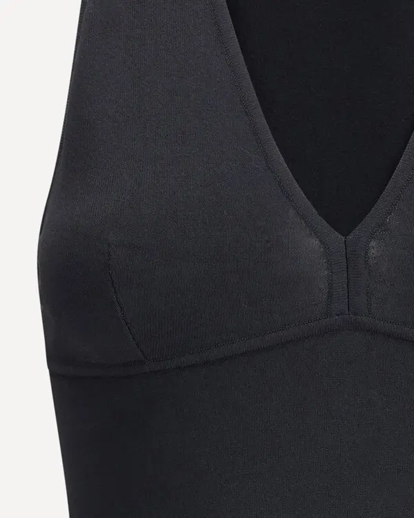 Max Mara V-neck Sleeveless Top - Black