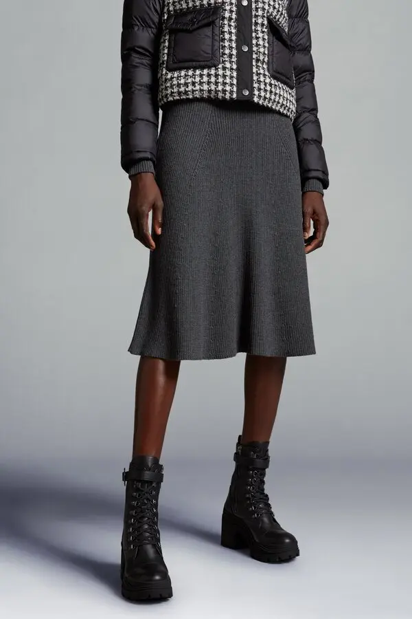 Moncler Envile" Buckled Lace-up Combat Boots