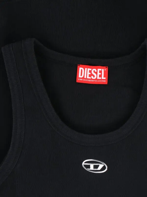 DIESEL® T-anki-od Ribbed Tank Top - Black
