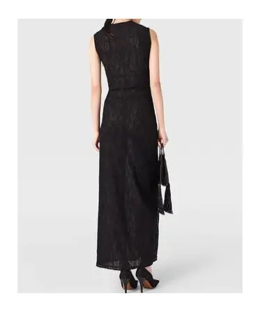 Stella McCartney Sleeveless Crewneck Lace Midi Dress