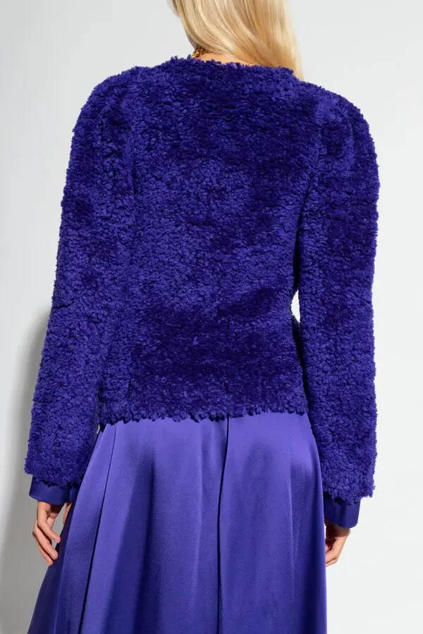 Stella McCartney Textured Knitted Cropped Jumper