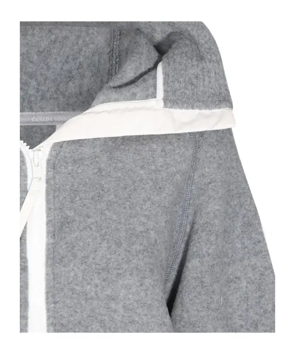 Canada Goose Zip-up Hooded Hoodie - Gray